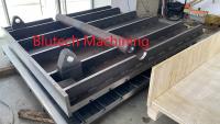 China Steel T Slot Table Bolster Plate for Rubber Compression Moulding Press A36 2000x2000mm for sale