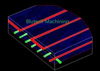China Steam Heating Cooling Drilled Steel Platens For Multi Daylights Hot Press for sale