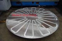 China Fabricated Solid Drilled Hot Press Platen For Tire Curing Press for sale