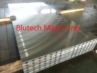 China Solid Drilled Electric Heated Platens For Veneer Laminates Paper Plastic Sheet Through Feed / Multi Opening Press for sale