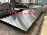 China Solid Drilled Electric Heated Platens For Veneer Laminates Paper Plastic Sheet Through Feed / Multi Opening Press for sale