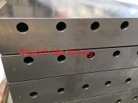 China Cold Water Cooling Electric Heated Platens For Laboratory Hot Press for sale