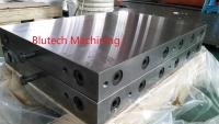 China Custom Steel Hydraulic Press Platen 800x800mm for Smart Card Lamination Heating Cooling for sale