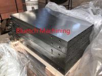 China Custom Steel Hydraulic Press Platen 800x800mm for Smart Card Lamination Heating Cooling for sale