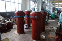 China Custom Single Acting Hydraulic Cylinder RA 0.4 for Teflon Conveyor Belt Joining Press 32 Mpa for sale
