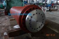 China Custom Single Acting Hydraulic Cylinder RA 0.4 for Teflon Conveyor Belt Joining Press 32 Mpa for sale
