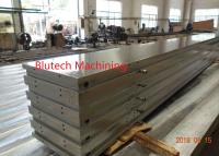 China Custom Hydraulic Hot Press Steel Platen for Cork Boards 1300x2500x40mm Thermal Oil Heating for sale