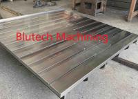 China Steel T Slot Table Bolster Plate for Rubber Compression Moulding Press A36 2000x2000mm for sale