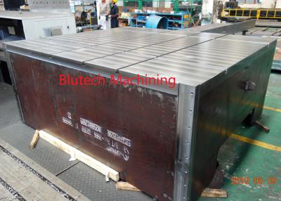 China Custom Hydraulic Press Bolster Plate S235JR S355JR C45 T Slot Fixture 2200x4000x120mm for sale
