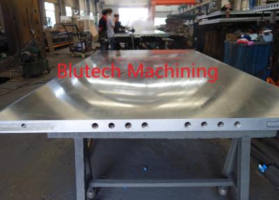 China Multi Daylight Hot Press Steel Platen 1450x2800x45mm for Melamine Phenolic Film Overlaying for sale