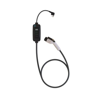 China 16A Single Phase Type 2 EV Charging Cable 5m SAE J1772 IEC 62196-2 for sale