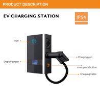 China GPRS Touchable Screen DC Wallbox Charging Station 30kW OCPP 1.6 for sale