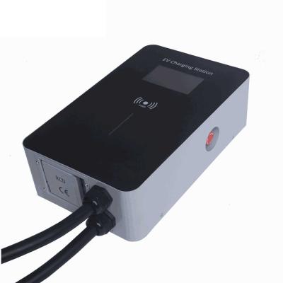 China Ethernet 4G RFID OCPP Commercial Floor Mounted Ev Charger 7kw 32A for sale