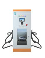 China 60kw CCS2 DC Fast Electric Vehicle Charging Station With Two Sockets 32A for sale