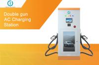 China 60kw Double Gun Mobile App Solar DC EV Charging Station 2G 4G WIF for sale