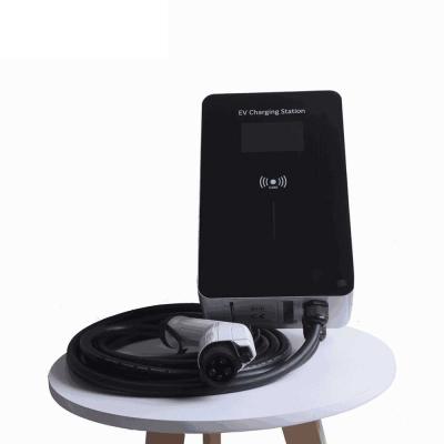 China LCD Screen Residential Wallbox EV Charger 7kw Type 1 for sale