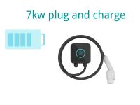 China 0.7m Cable 3 Phase Wall Mounted Electric Car Charger LEVEL 2 MODE 2 for sale