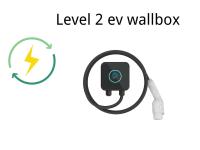 China 7kw 32A Electric Car Wall Mounted EV Charger For Home 150*150*60mm for sale
