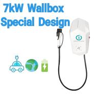 China 2 Charging Gun EVSE Home RFID Wallbox EV Charger IP65 AC Single Phase for sale
