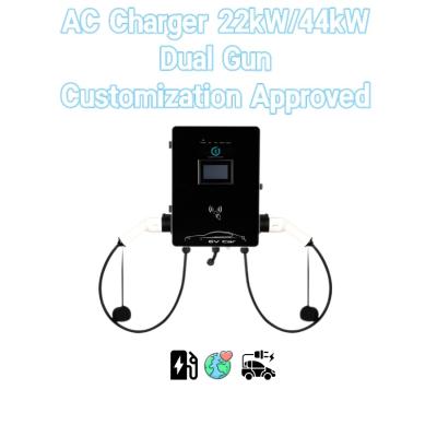 China 32A 7KW Level 2 RFID Wallbox EV Charger IEC 62196 Type 2 for sale