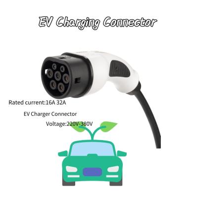 China Type1 Type2 EV AC Charger Gun Ul94 V-0 High Quality Plastic EVSE Sockets for sale