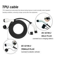 China 16A 32A Commercial Single Phase Ev Charger IEC 62196 Type 2 for sale