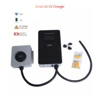China RFID Wifi 4G Ethernet Smart Wallbox EV Charger 32A SAE J1772 for sale