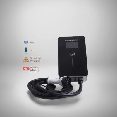 China 7KW Commercial Smart Wallbox EV Charger Single Phase EN IEC 62196 for sale