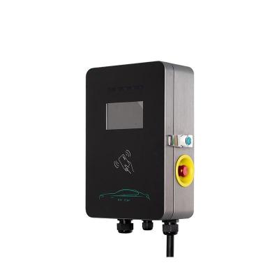 China 32A OCPP Smart Wallbox EV Charger RFID Type 22kW AC Charging Pile for sale