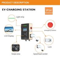 China AC 22kW OCPP WIFI Smart Wallbox EV Charger SAE J1772 IEC 62196-2 for sale
