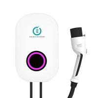 China 7kw 32a Swipe Card High Power EV Charger AC Wallbox Type1 Type2 For Home Use for sale