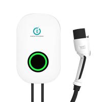 China 7kw 32a Swipe Card High Power EV Charger AC Wallbox Type1 Type2 For Home Use for sale