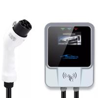 China RFID Card AC EV Charger Wall Mounted 32a Home Charging Unit for sale