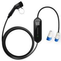 China 5 Level Current Adjustable 7kW Portable EV Charger AC EVSE Reservation For Charging Type 2 EV Connector for sale