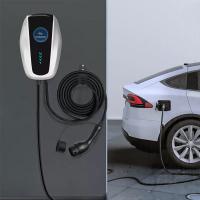 China Wall Mounted Fast Electric Car AC Charging Station 16A 11kw Type2 for sale