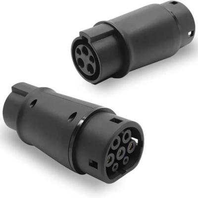 China Mode 3 Type 1 To Type 2 EV Charging Adapter 32A Without Cables for sale