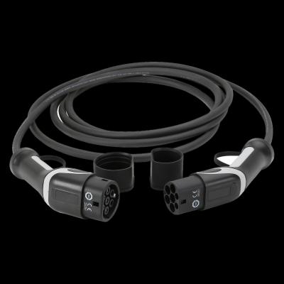 China Type 2 To Type 2 IEC 62196-2 Male To Female Ev Connector Plug Charging Cable 22kw for sale