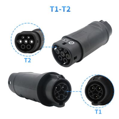 China Type 1 To Type 2 AC EV Charger Adapter 32A for sale