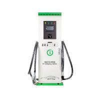 China Floor Mounted Fast Ev Charger 40kw With CCS1 CCS2 Double Guns Cable for sale