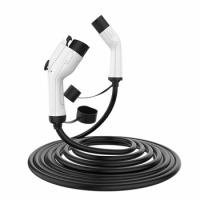 China 32A 7kW EV Charging Cable With 16ft 5m IEC Type2 To Type2 EV Charging Model 3 for sale