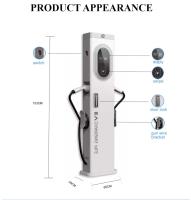 China Wall-box Charging Stations For Electric Vehicle CCS2 Connector 44kw Fast AC EV Charger for sale