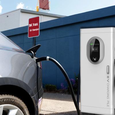 China EV DC Fast Electric Vehicle Charger Floor Mounted Commercial New Energy Integrated for sale