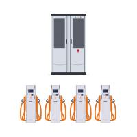 China 360KW Flexible Charging Pile Commercial EV Charging Station CCS1 CCS2 GB/T for sale