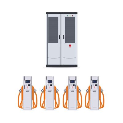 China 360KW Flexible Charging Pile Commercial EV Charging Station CCS1 CCS2 GB/T for sale