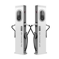 China CE Approved Ev Charging Stations Type1 Type2 IP54 22KW 44kw Floor Mounted EV Charger for sale