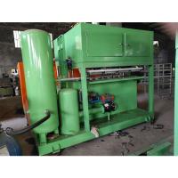 China Egg Tray Forming Machine Small Capacity 2colors Aluminum Molds 75kg/H for sale