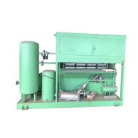 China Simple Structure Small Paper Egg Tray Forming Machine 700pcs/H 2 Forming Molds Egg Tray Making Machine for sale