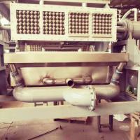 China Rotary Paper Egg Tray Machine 2000-3000pcs/H Orange And Green Pulp Molding Machine  For  Paper Egg Carton / Tray Making for sale