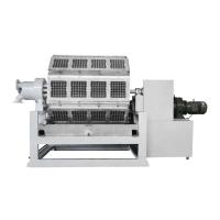 China Waste Paper Automatic Egg Tray Machine Compact Structure for sale
