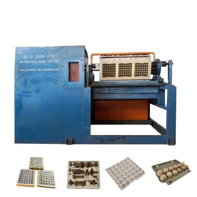 China Recycled 2000pcs/h Paper Egg Tray Machine Pulp Molding Machine Pulp Tray Making Machine for sale